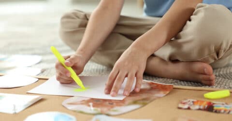 DIY: Help Your Kids Make a Spanish Vision Board for the New Year